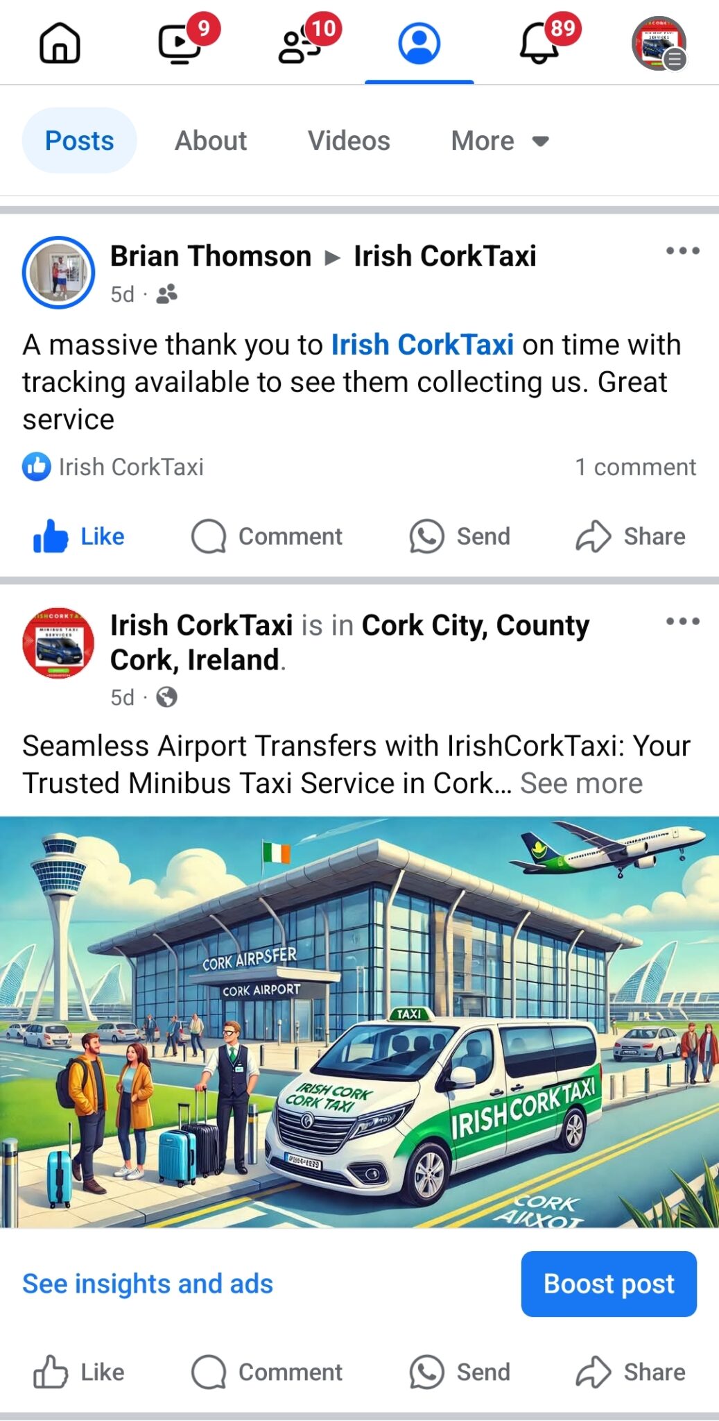 Cork, Ireland Minibus Taxi service – Mini Bus, Taxi Service- Cork
